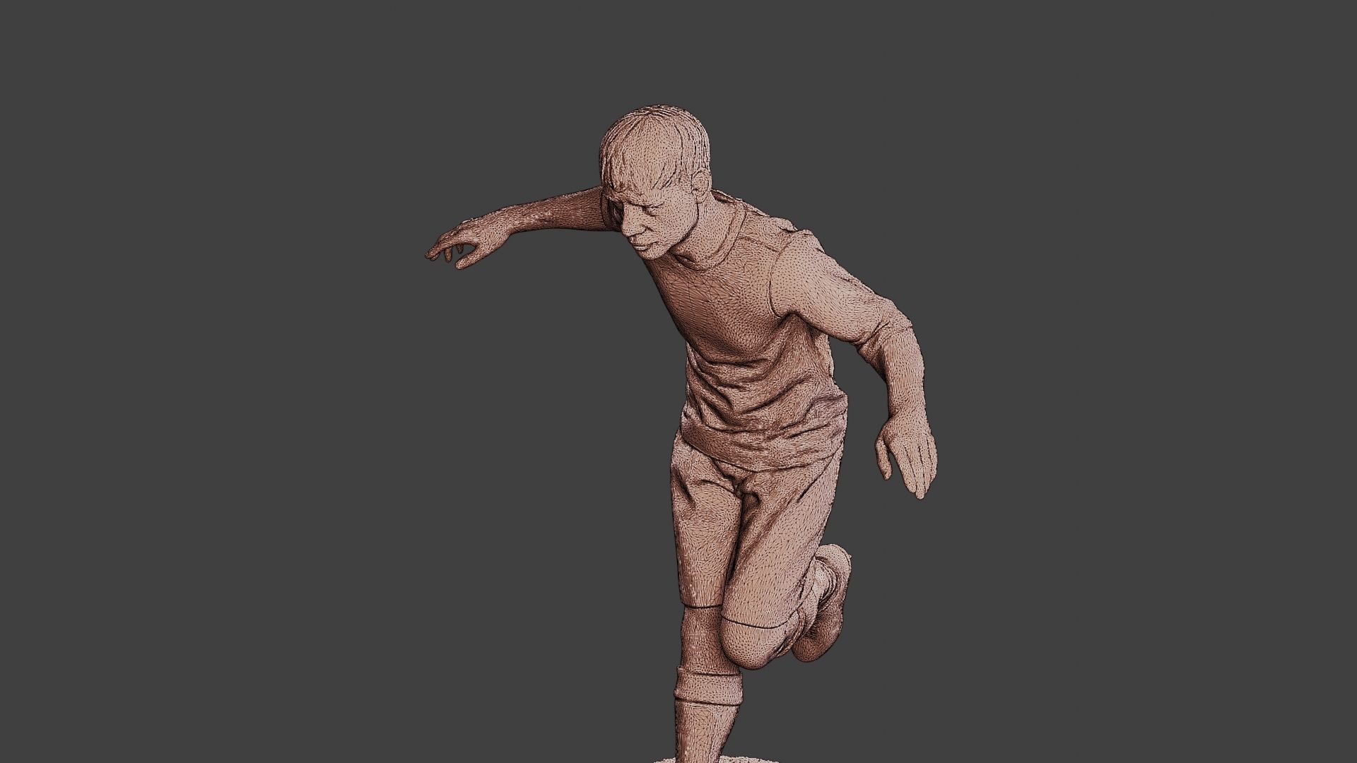 Soccer Player SP 034 3D model 3D printable | CGTrader