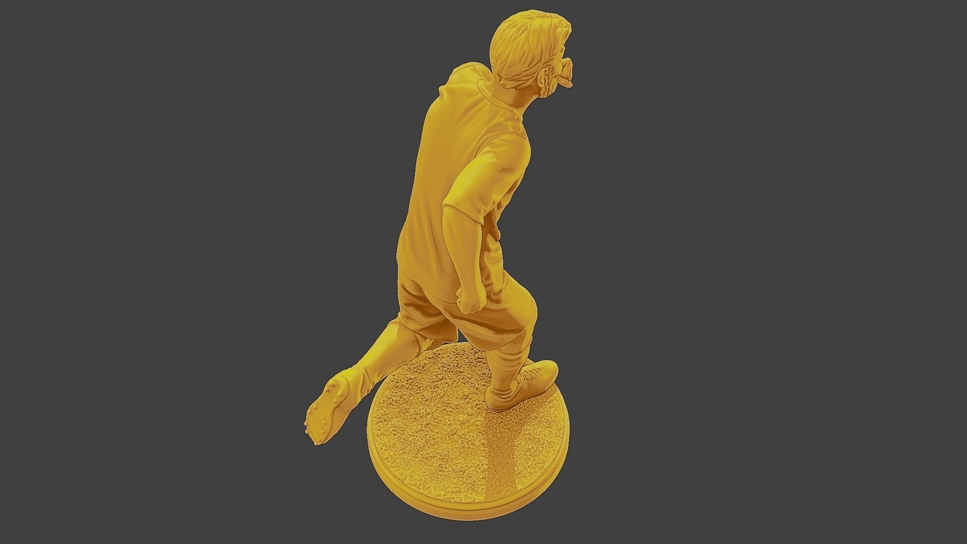 Soccer Player SP 035 3D model 3D printable | CGTrader