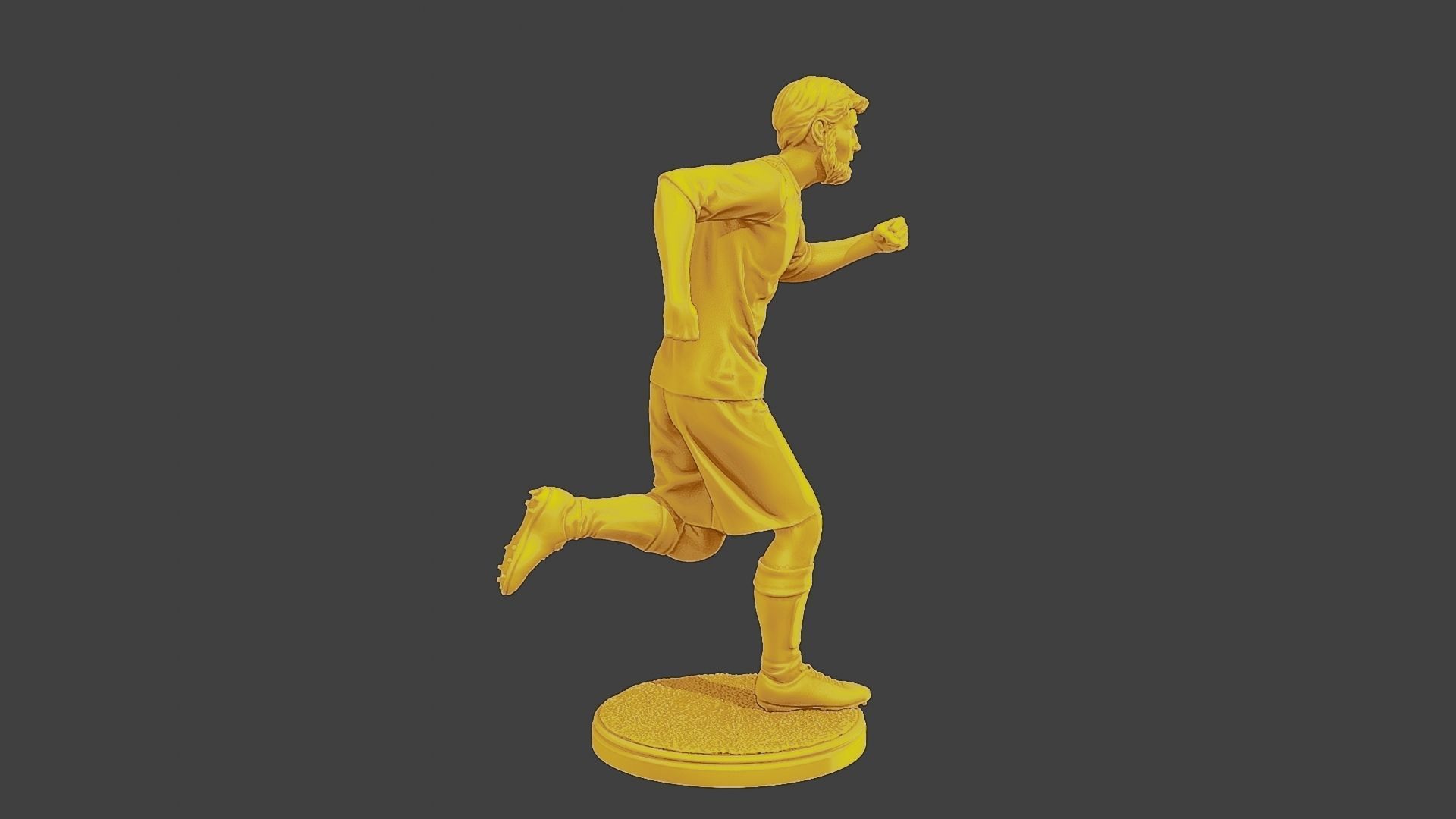 Soccer Player SP 035 3D model 3D printable | CGTrader