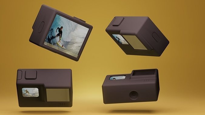 GoPro 3D model - High Polygon 3D model | CGTrader