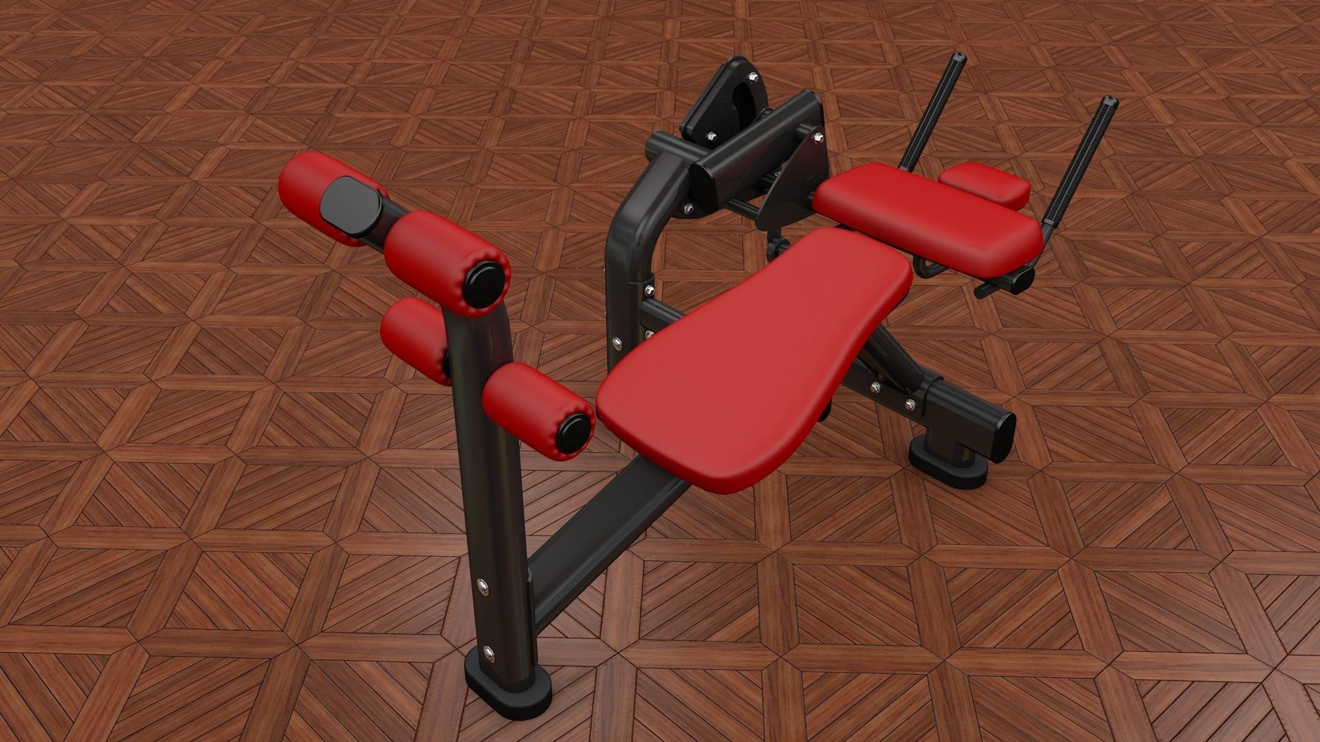 Gym AB Bench Machine 3D model | CGTrader