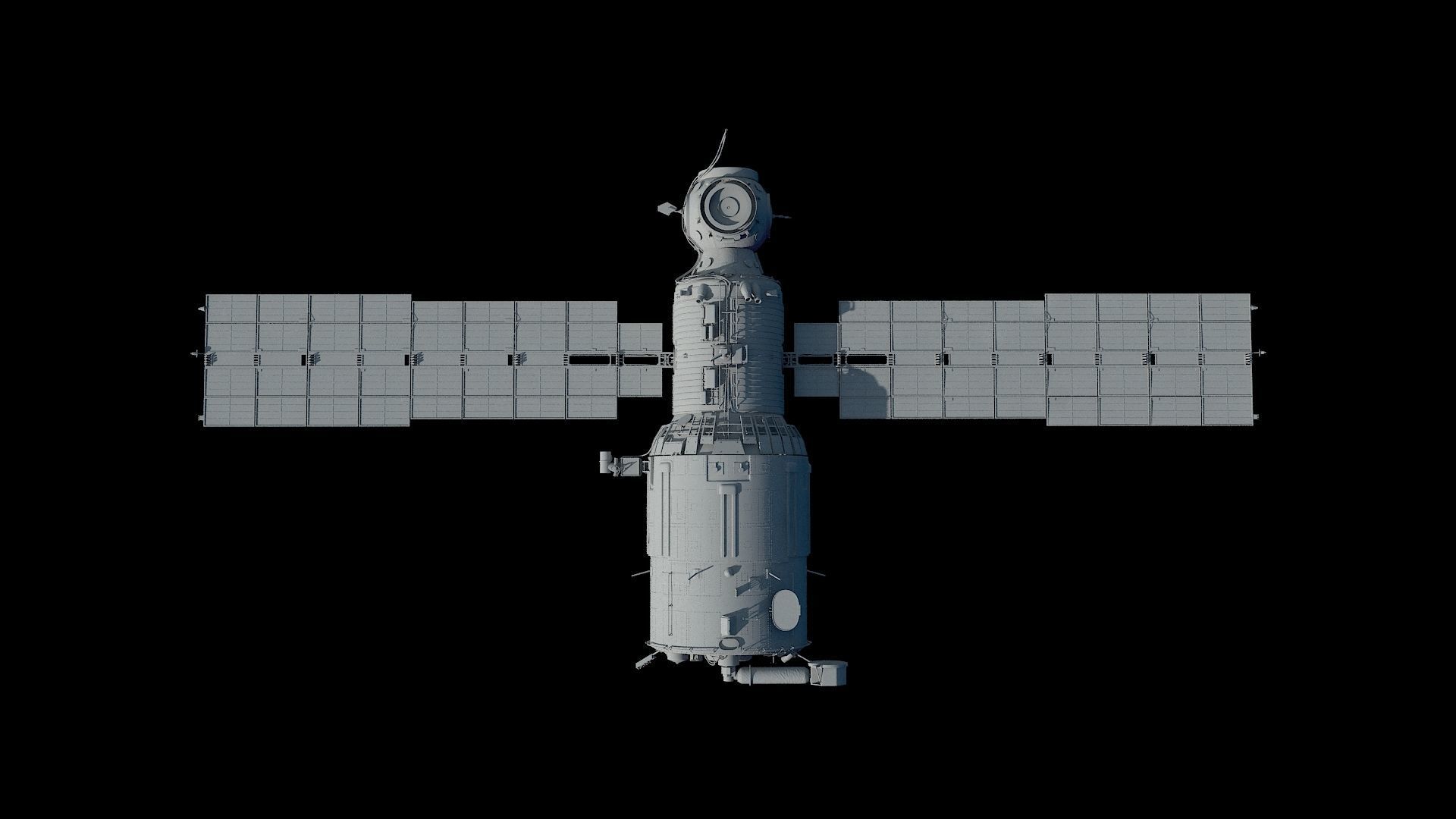 High quality 3D model Zvezda ISS module 3D model | CGTrader