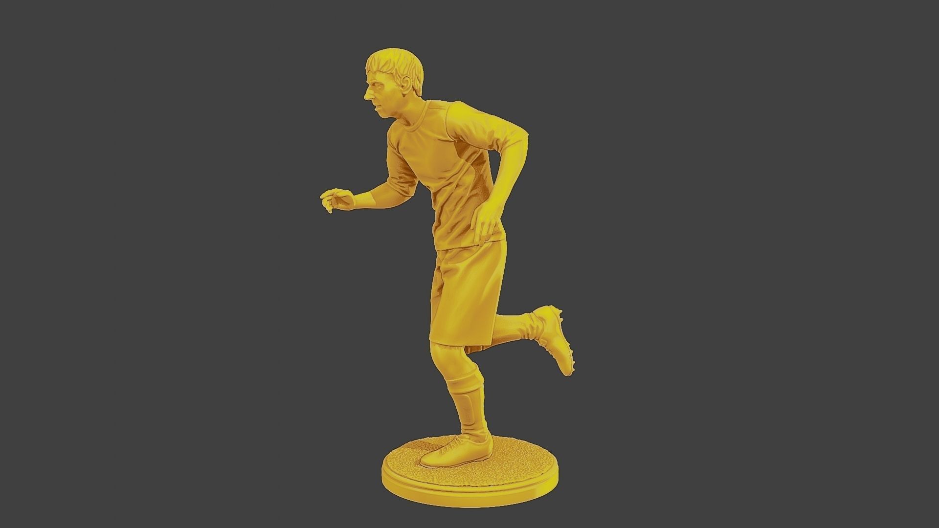 Soccer Player SP 042 3D model 3D printable | CGTrader