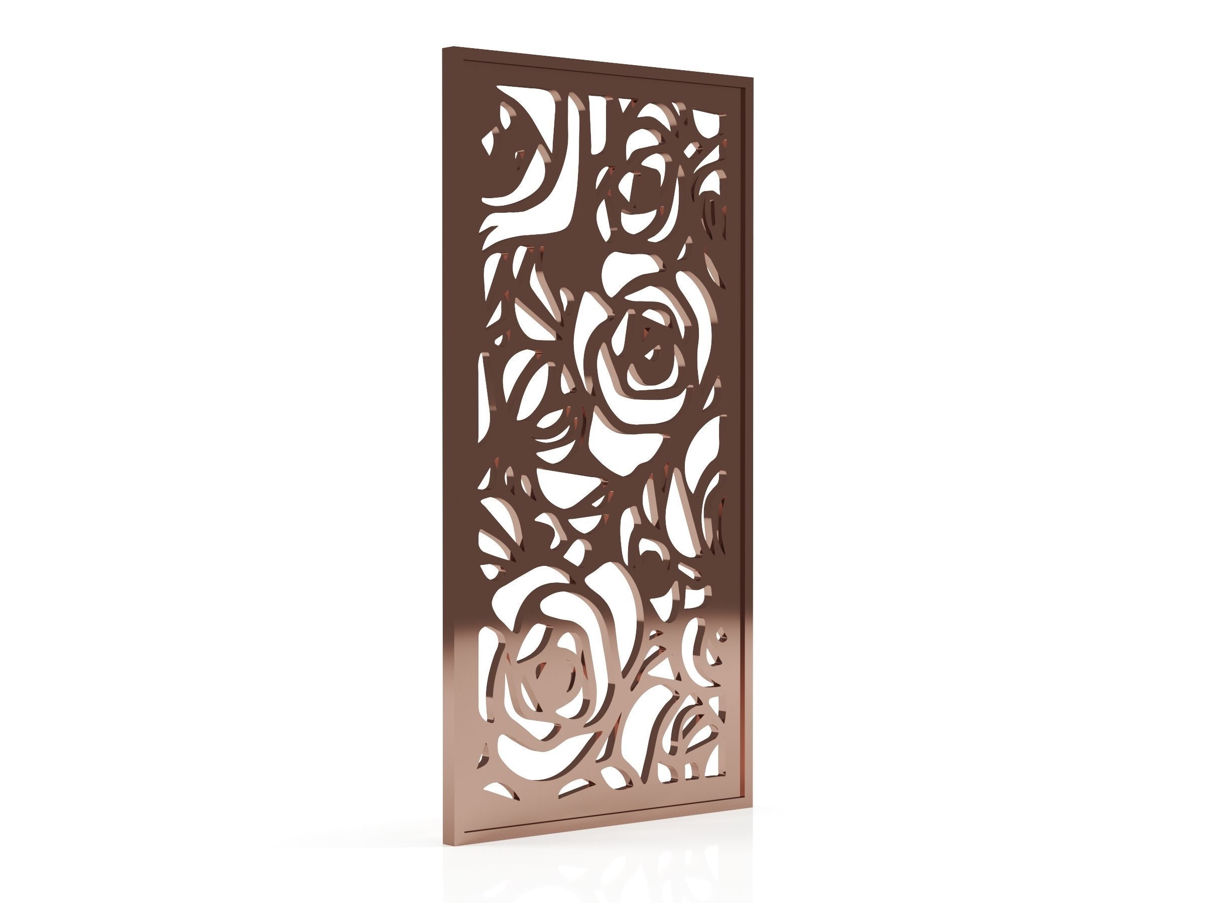 Decorative Pattern CNC Wall Partition 3d Panel 005 free 3D model | CGTrader