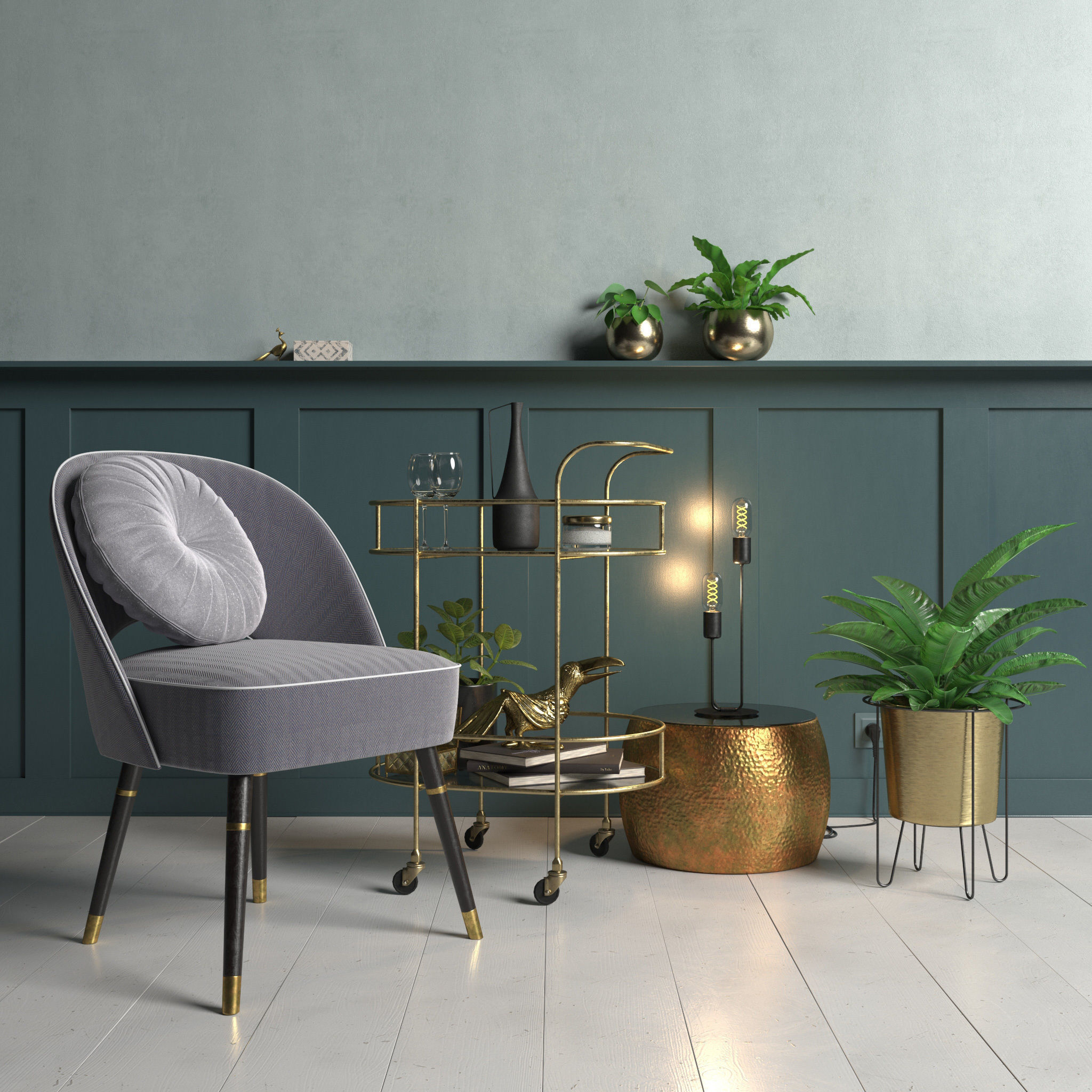 Archmodels vol 266 - collection of furniture and props 3D model | CGTrader