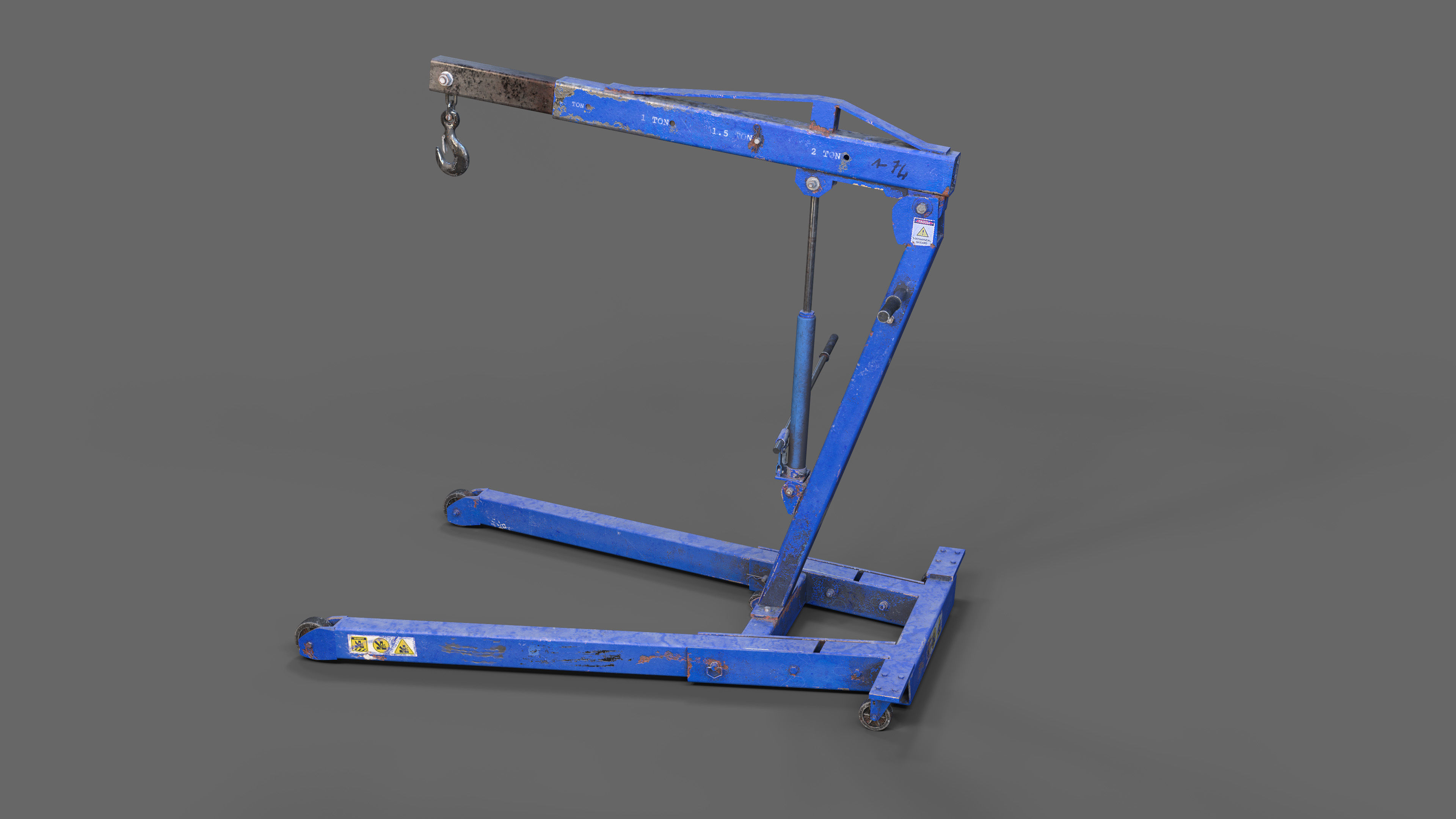Crane engine 3D model | CGTrader