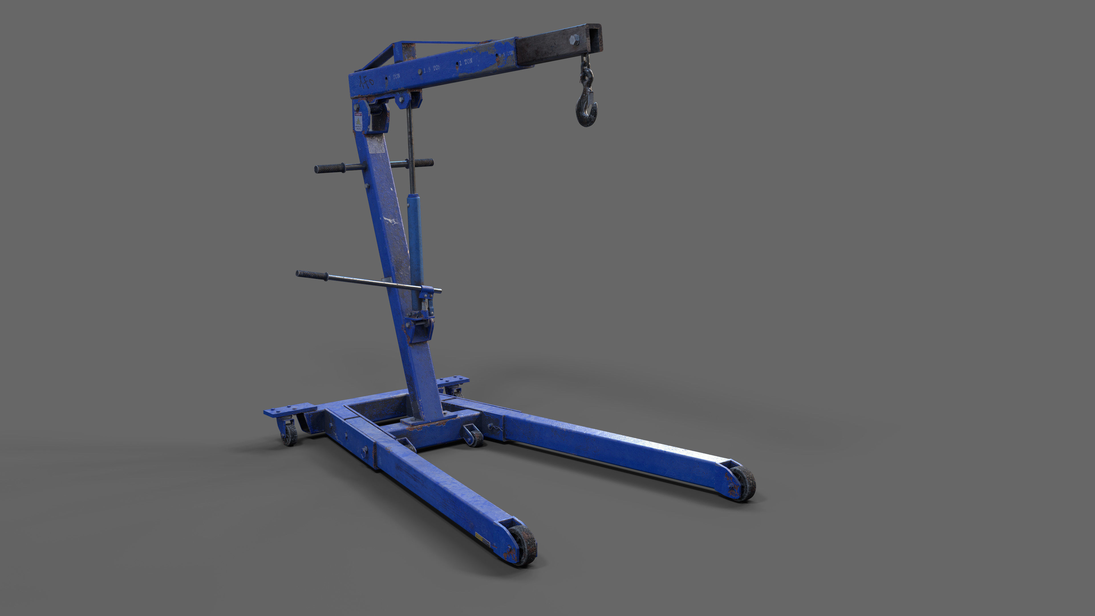 Crane engine 3D model | CGTrader