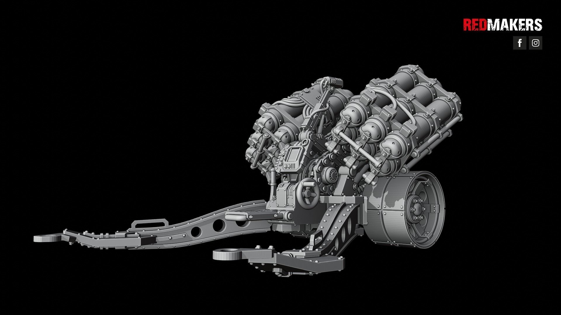 Multi Missile Launcher - Death Division - Field artillery 3D model 3D ...