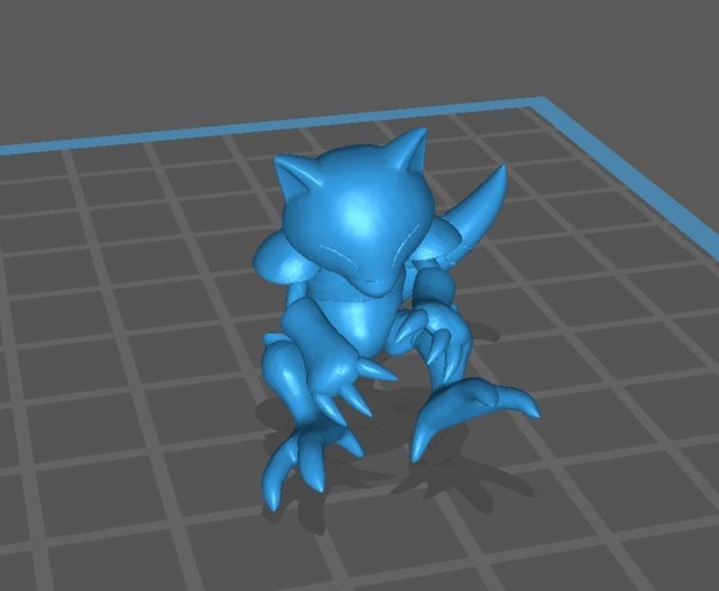 Abra pokemon 3D print model 3D model 3D printable | CGTrader