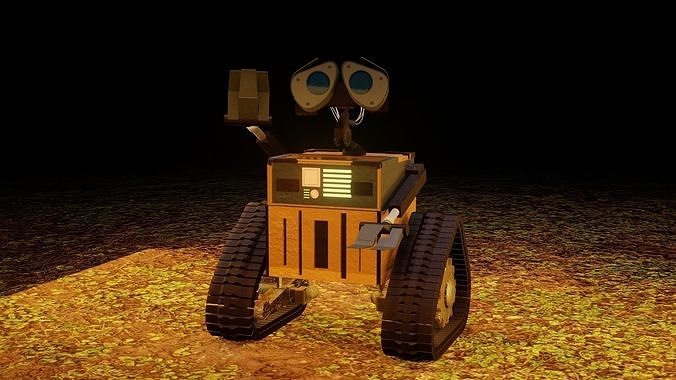 WALL-E Animation 3D model animated rigged | CGTrader