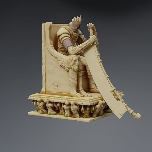 Yhorm the Giant Dark Souls 3 Boss Statue 3D model 3D printable | CGTrader