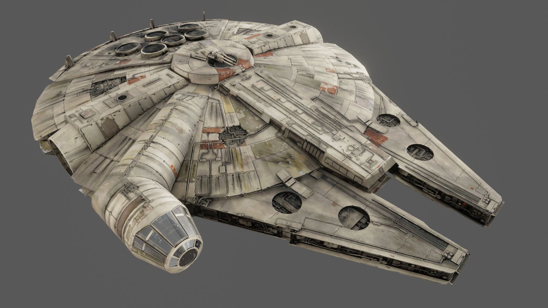 Star Wars Millennium Falcon 3D model | CGTrader