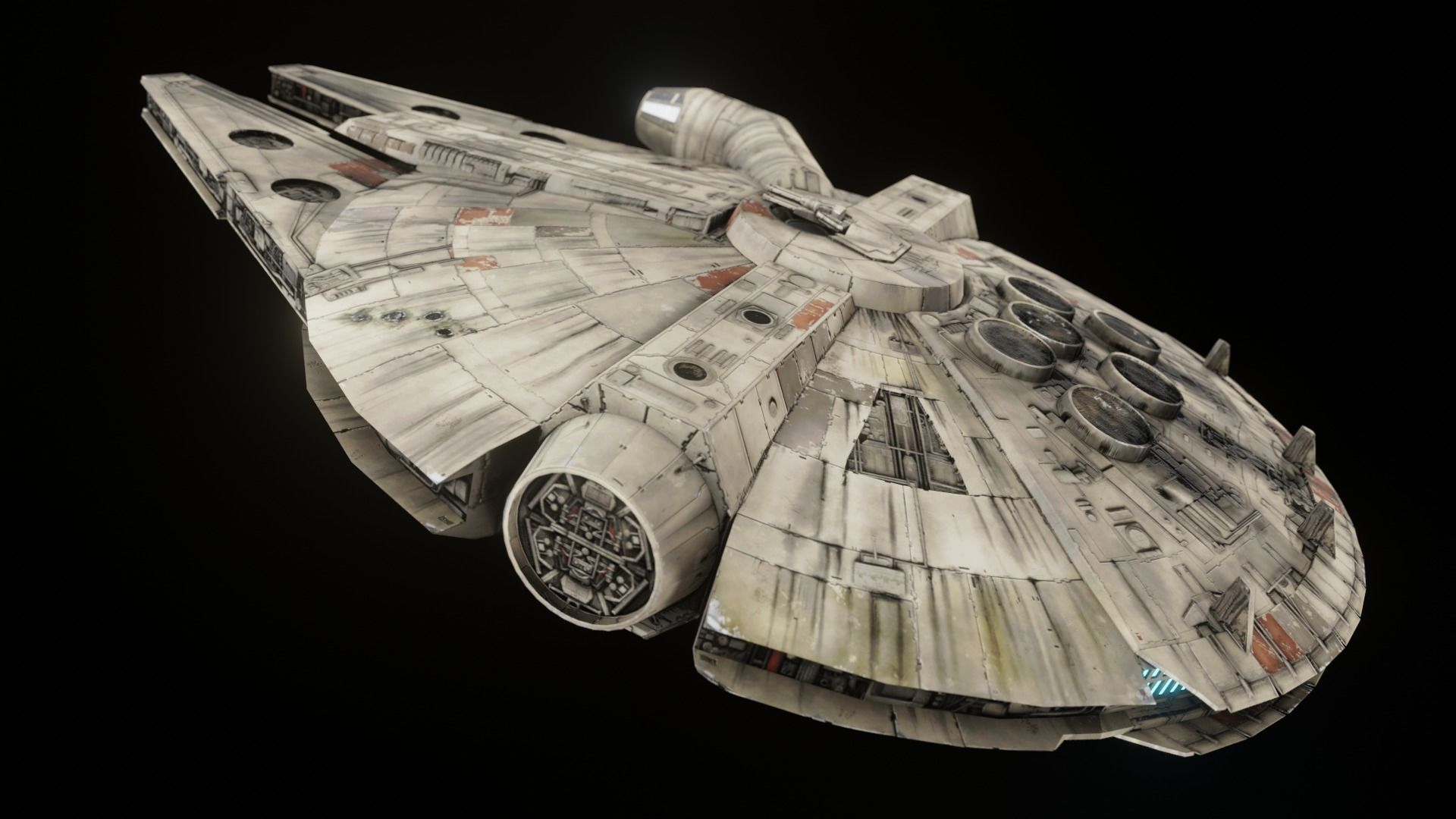 Star Wars Millennium Falcon 3D model | CGTrader