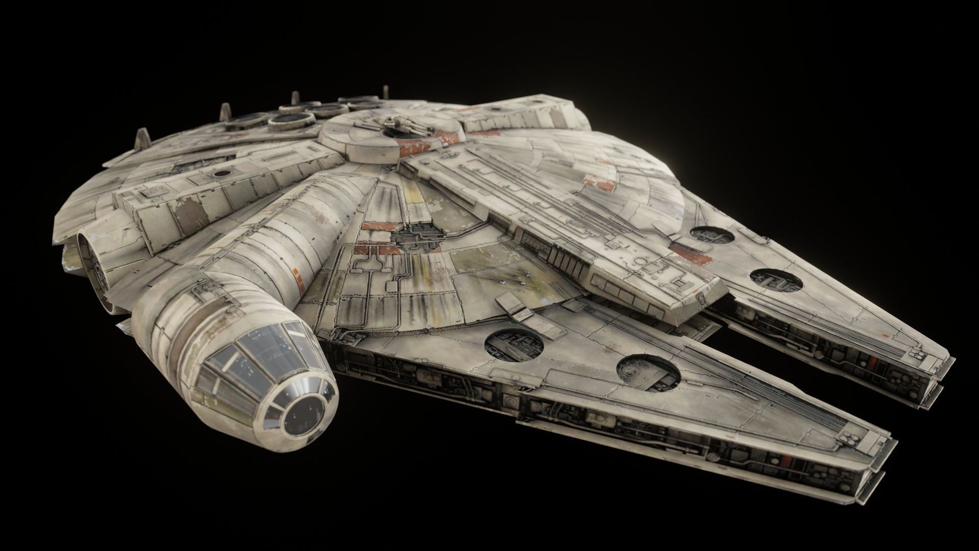 Star Wars Millennium Falcon 3D model | CGTrader