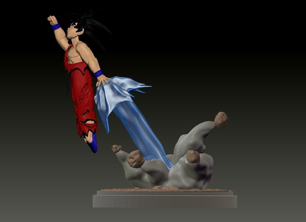 Kid Goku from Dragon Ball 3D model 3D printable | CGTrader
