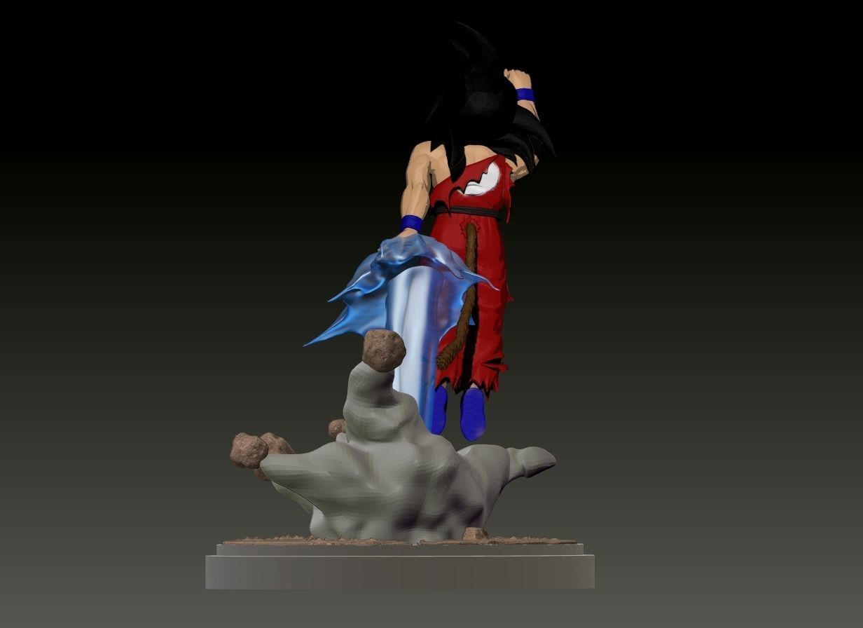 Kid Goku from Dragon Ball 3D model 3D printable | CGTrader