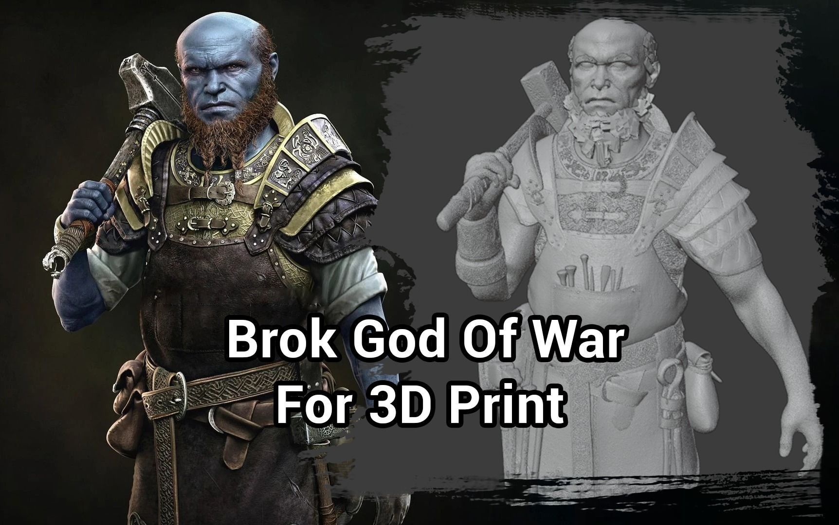 Brok - God Of War 3D model 3D printable | CGTrader