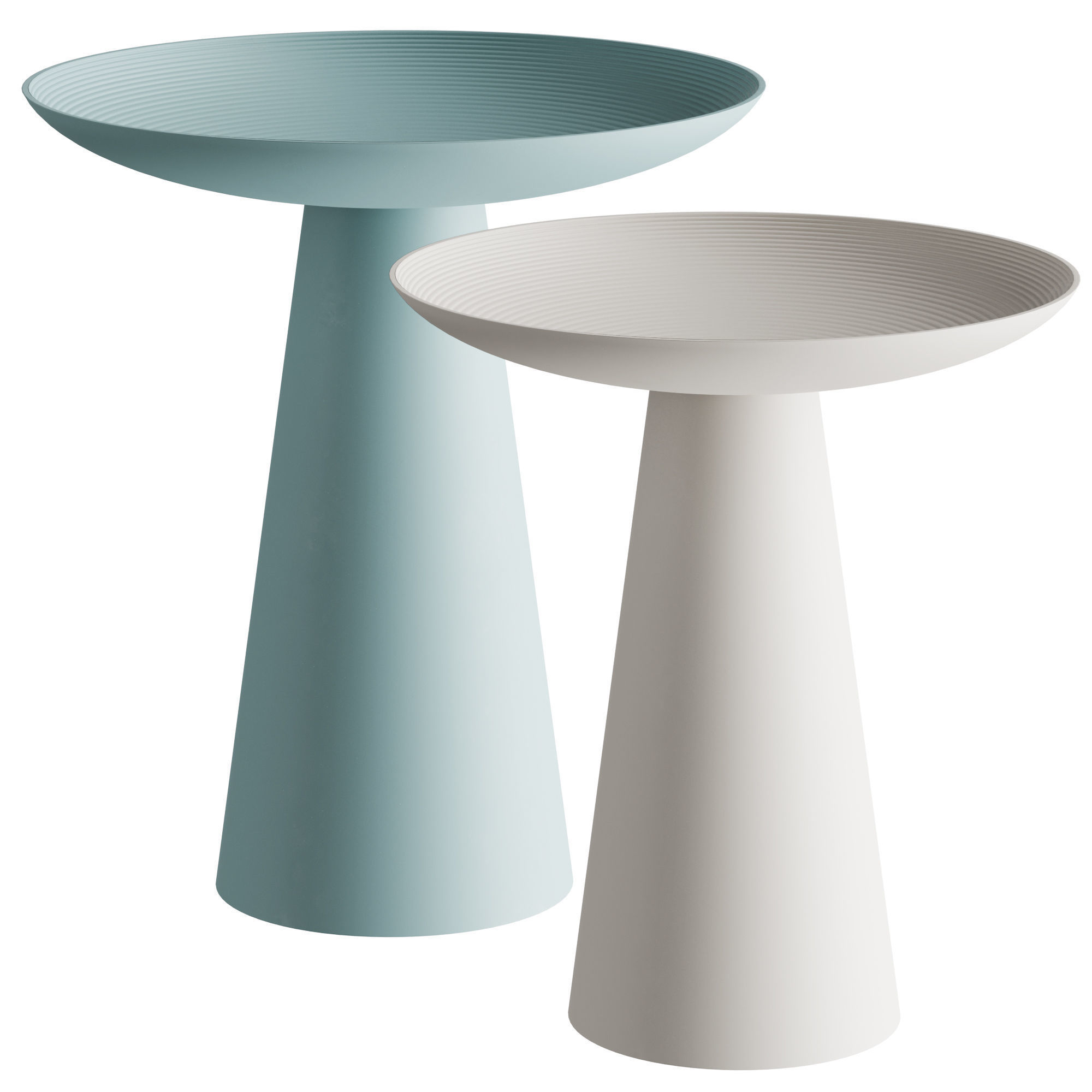 Minimalist Pedestal Side Table 3D model | CGTrader