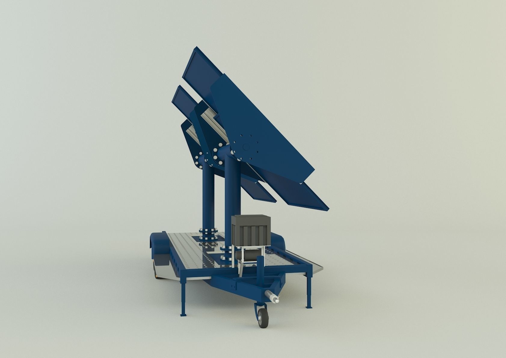 Solar panel carrier 3D model | CGTrader