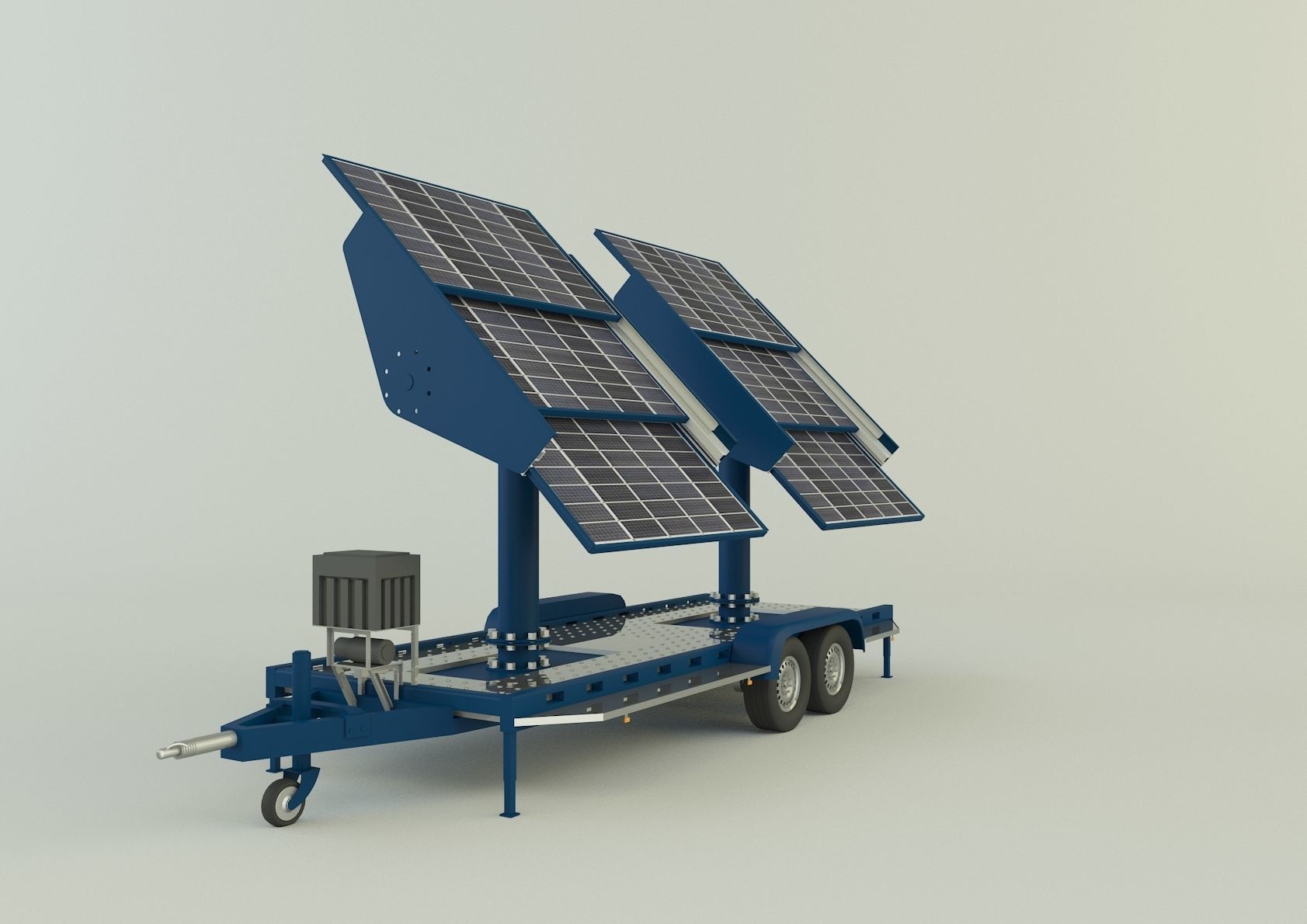 Solar panel carrier 3D model | CGTrader