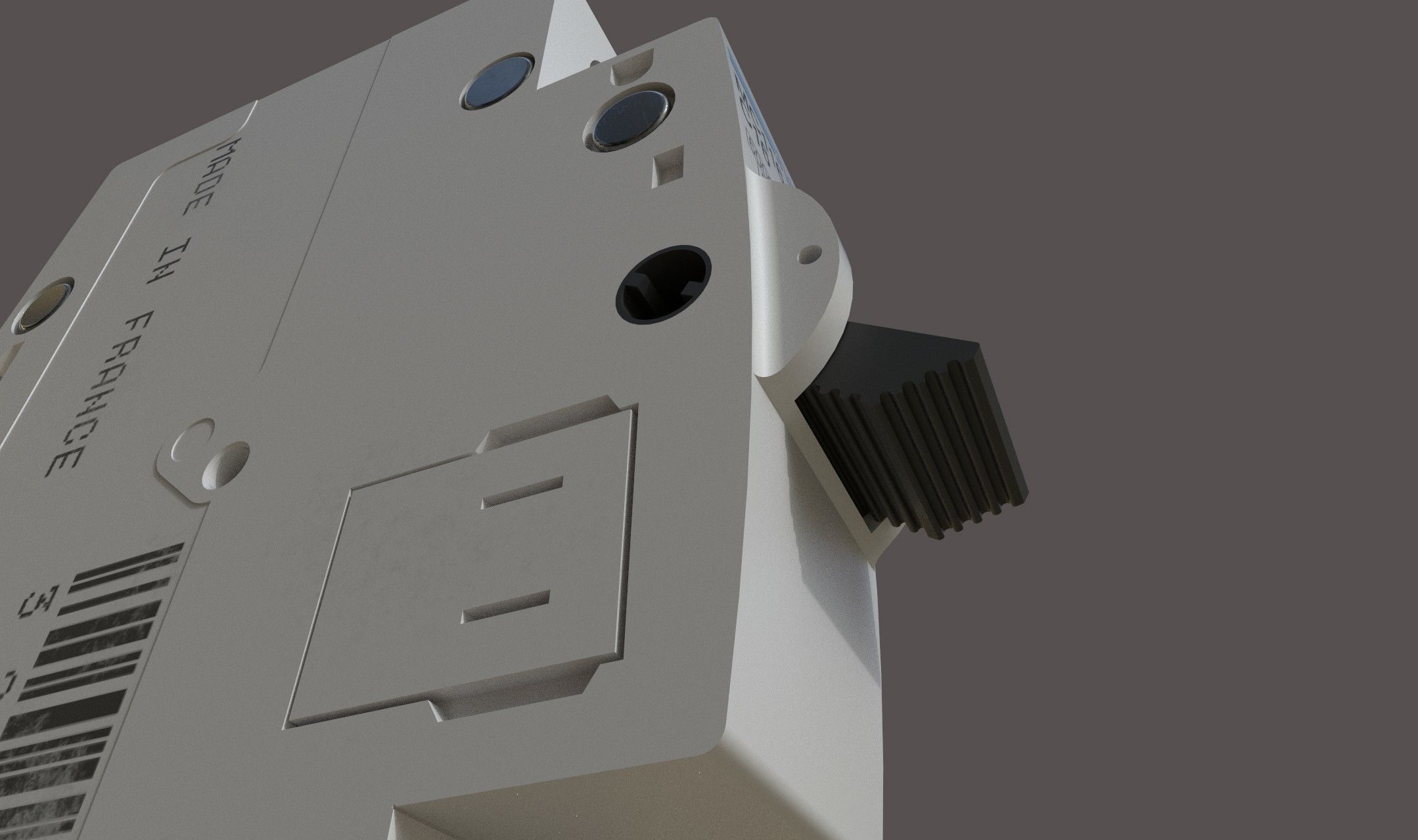 Hager 1-pole circuit breaker 3D model | CGTrader