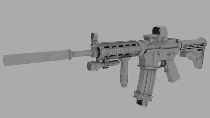 M4A1 Models 3D model | CGTrader