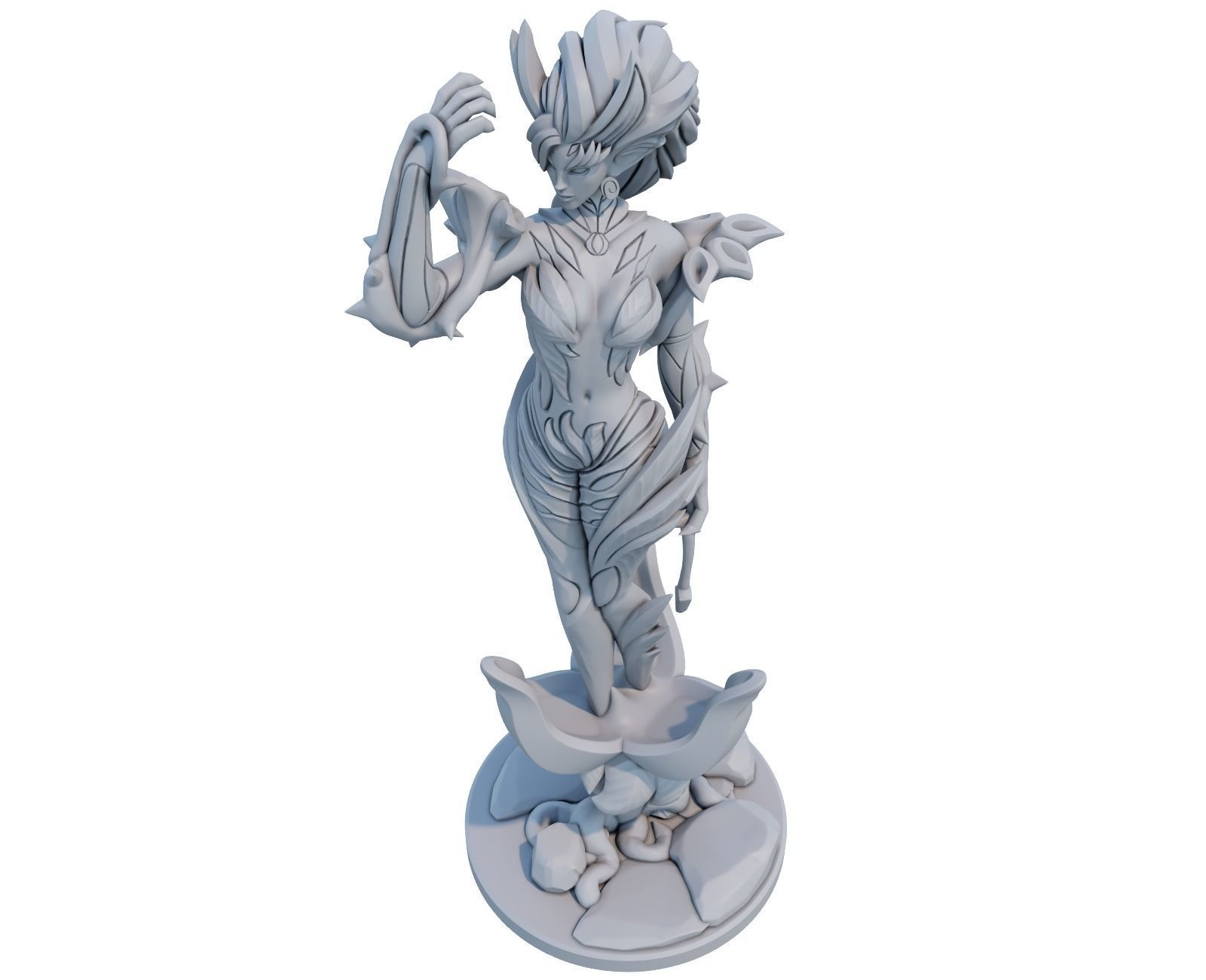 zyra 3D print model League of Legends 3D model 3D printable | CGTrader