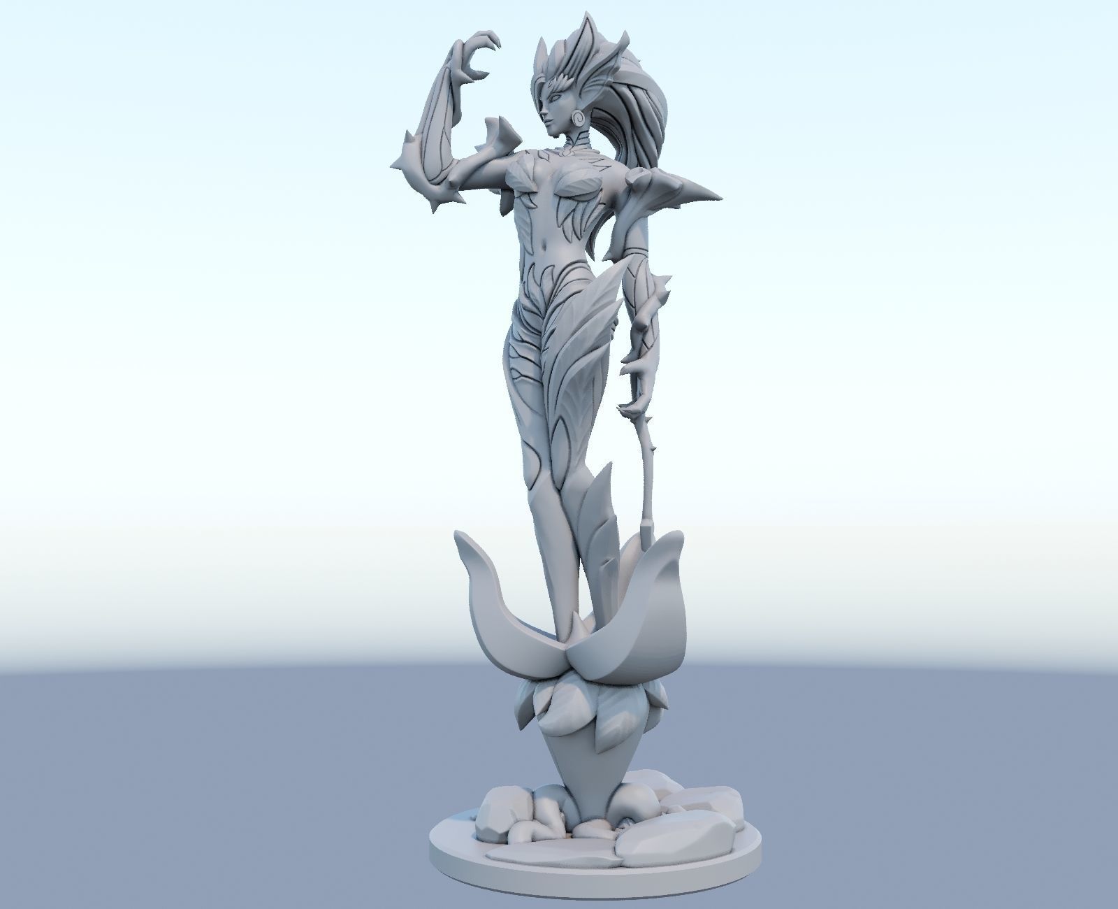 zyra 3D print model League of Legends 3D model 3D printable | CGTrader