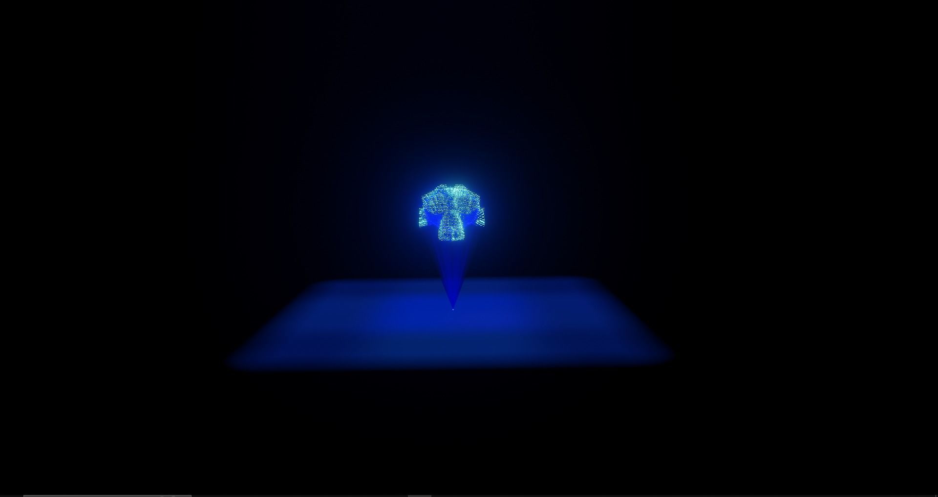 3D Hologram 3D model rigged | CGTrader
