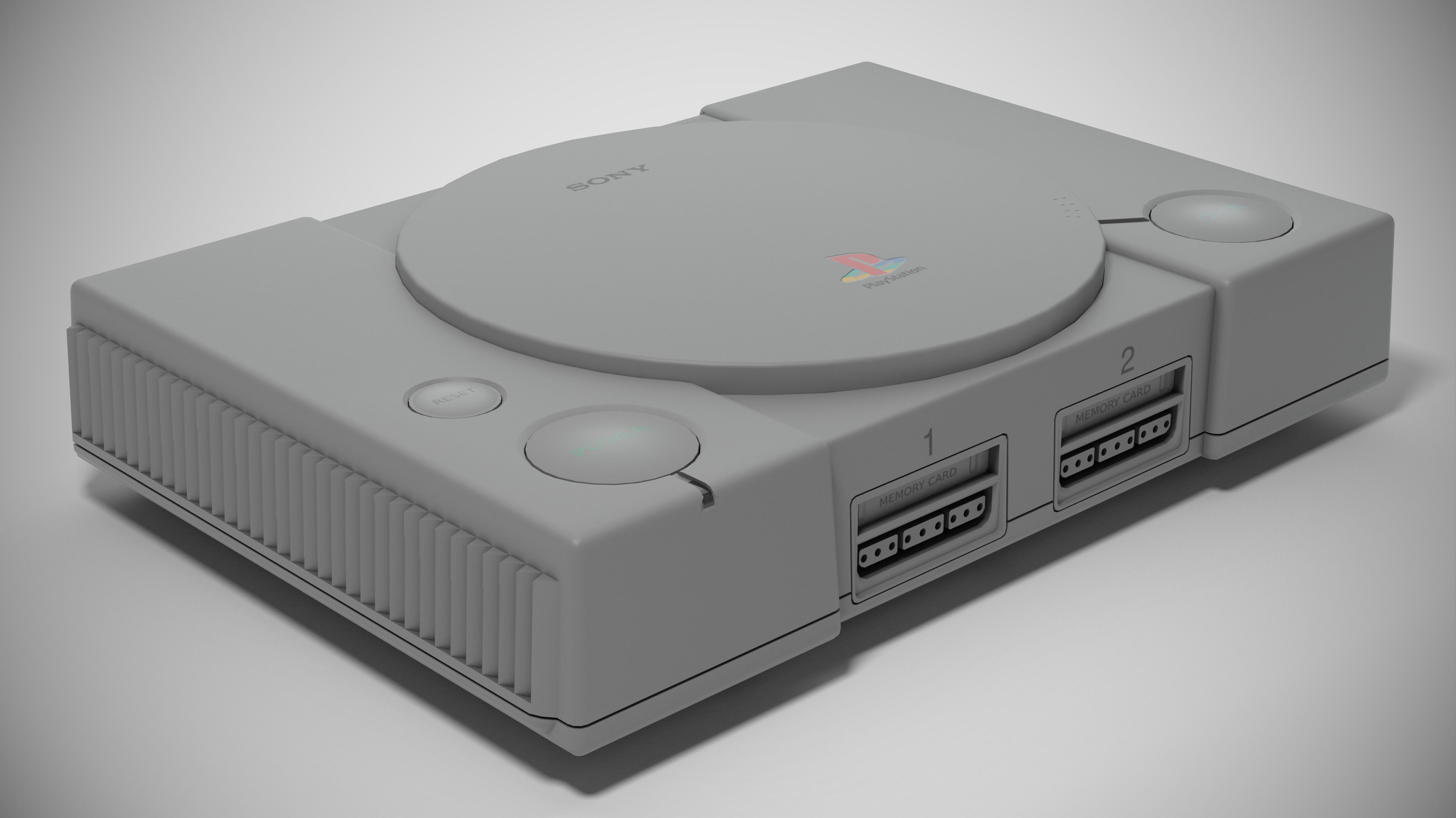 3D model Sony PlayStation PS1 SCPH-1002 VR / AR / low-poly | CGTrader
