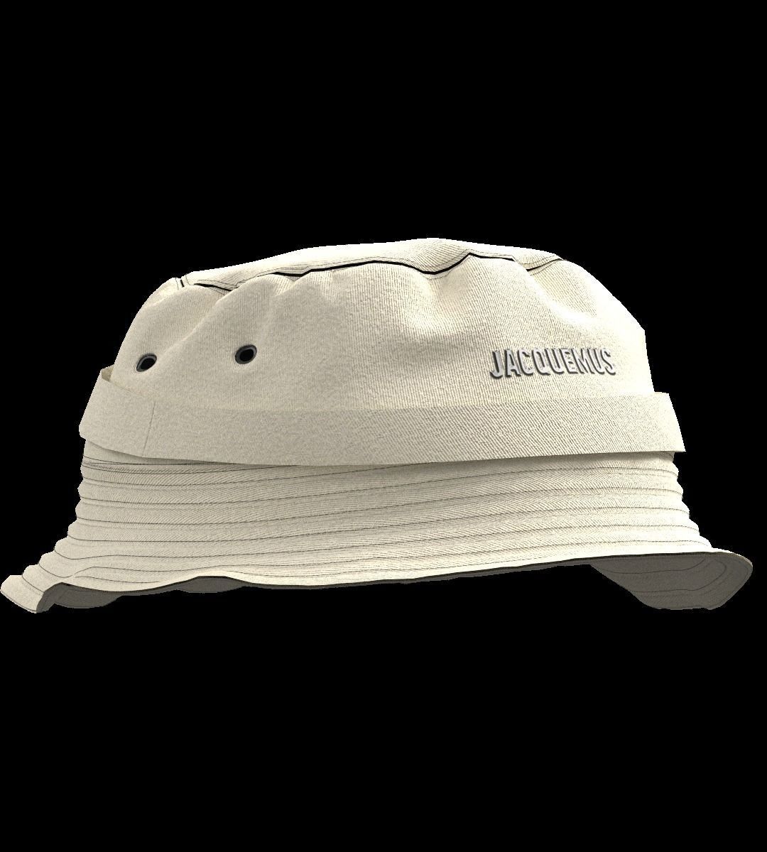 Bucket hats by Prada and Jacquemus made with Clo3D 3D model | CGTrader
