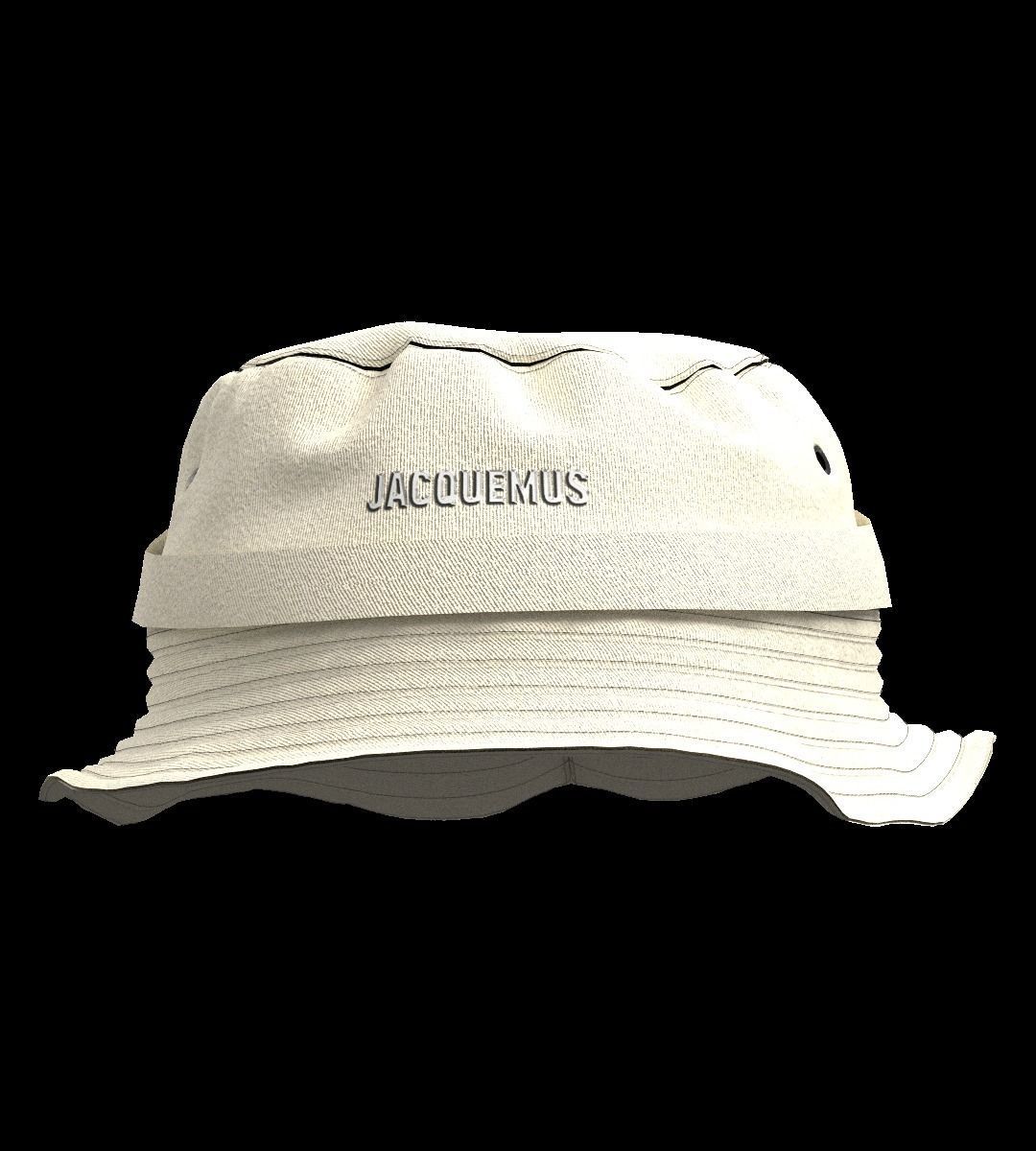 Bucket hats by Prada and Jacquemus made with Clo3D 3D model | CGTrader