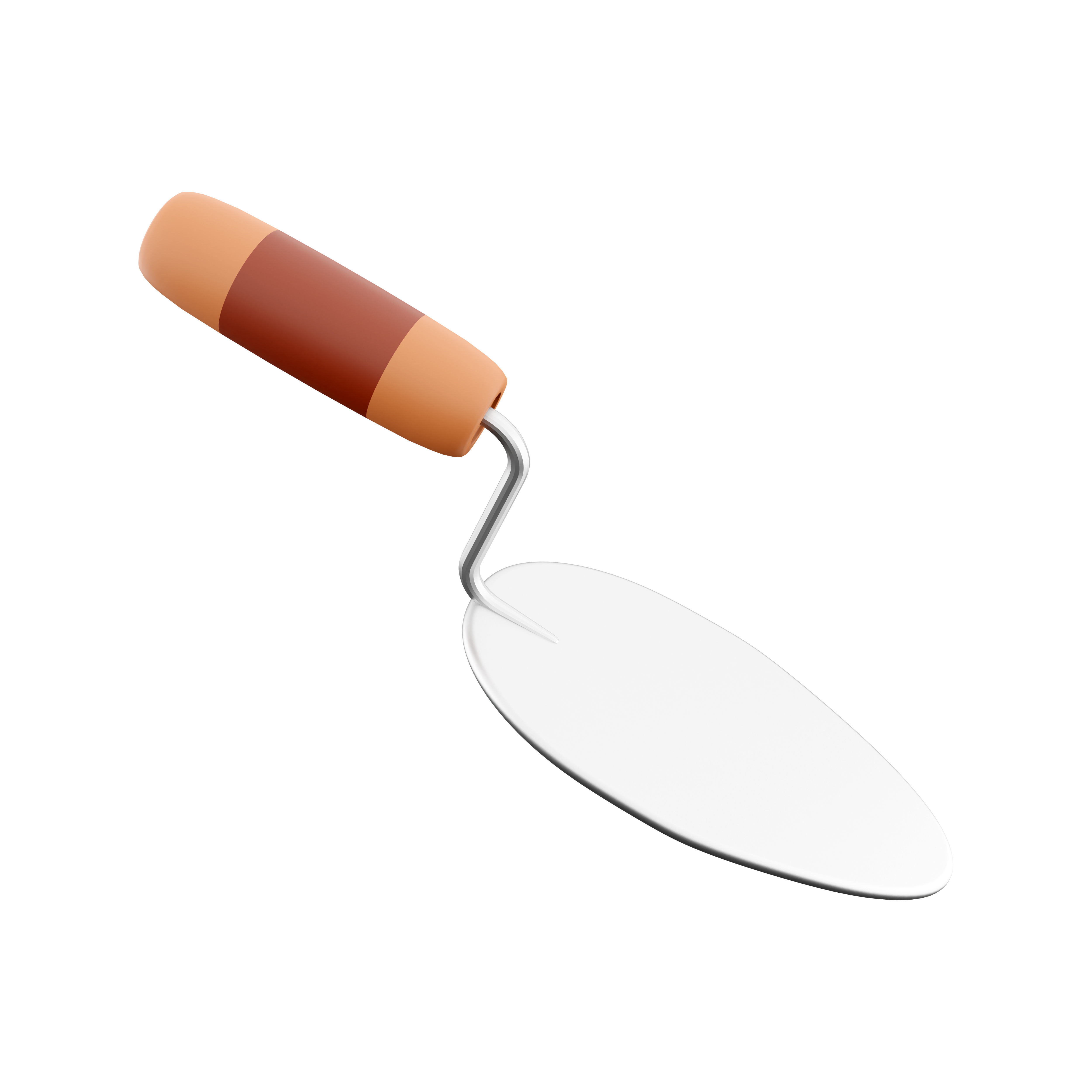 Trowel tool cartoon icon 3D model | CGTrader