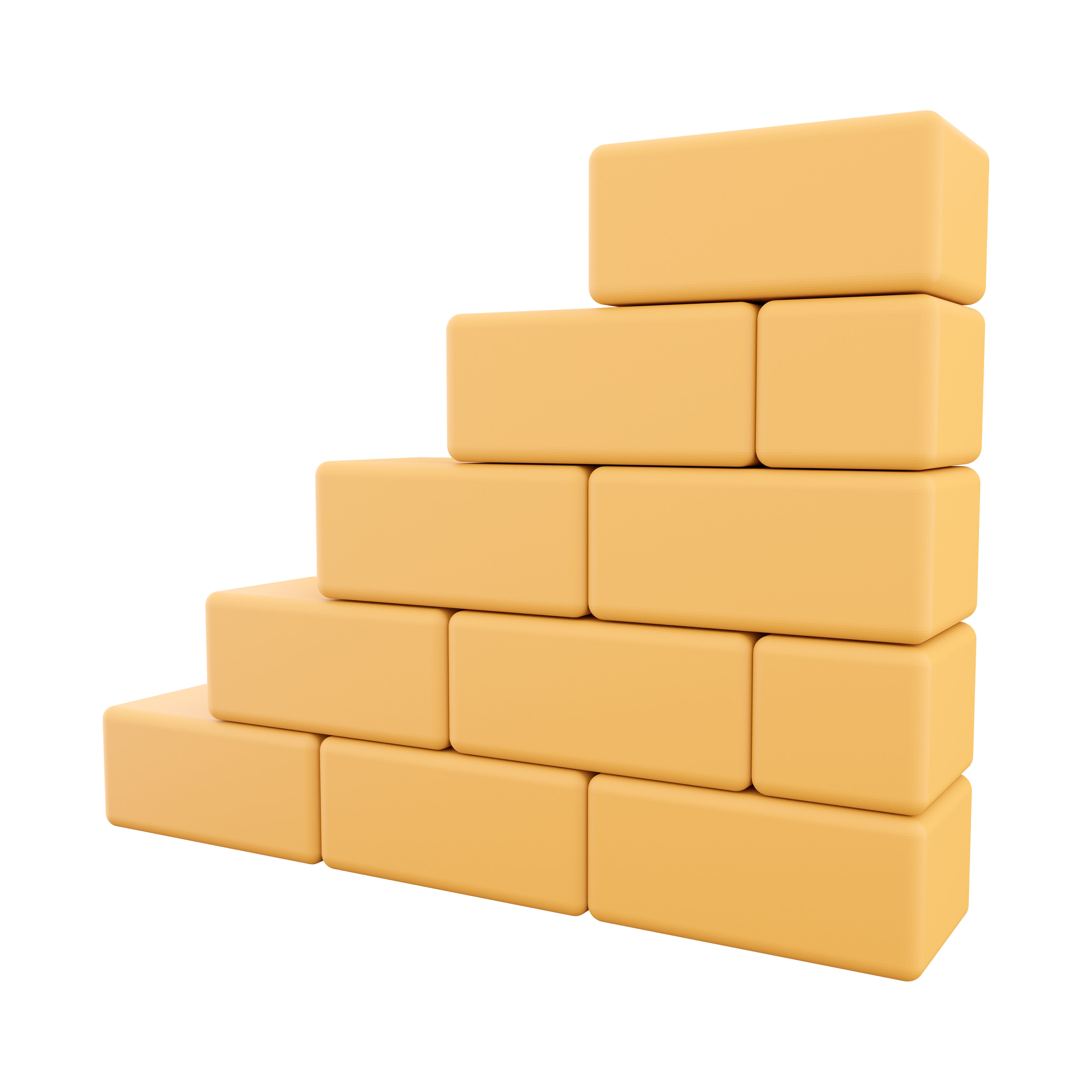 Wall cartoon icon 3D model | CGTrader