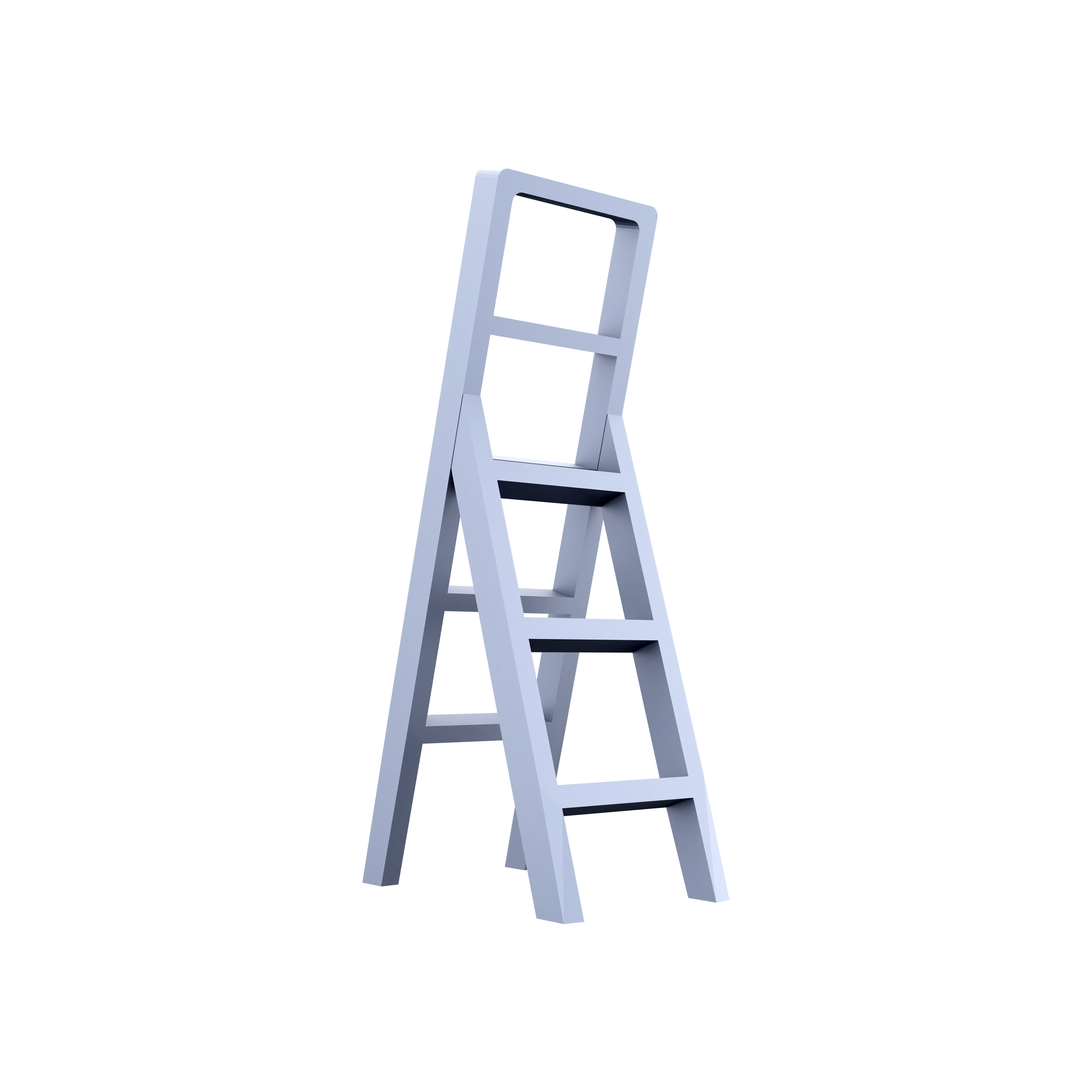 Folding ladder cartoon icon 3D model | CGTrader
