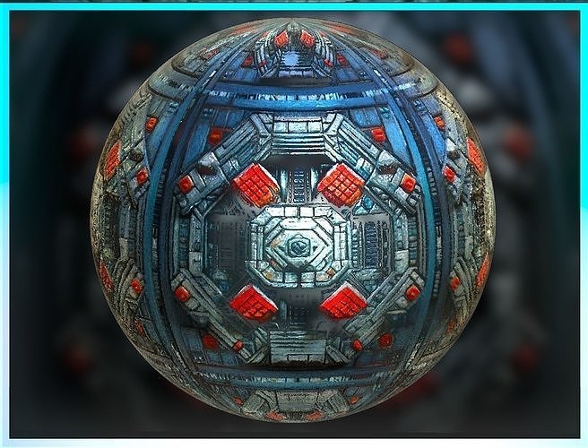 Texture PBR Sci-Fi Seamless Realistic Material SBSAR 4k Texture 036 VR / AR / low-poly | CGTrader