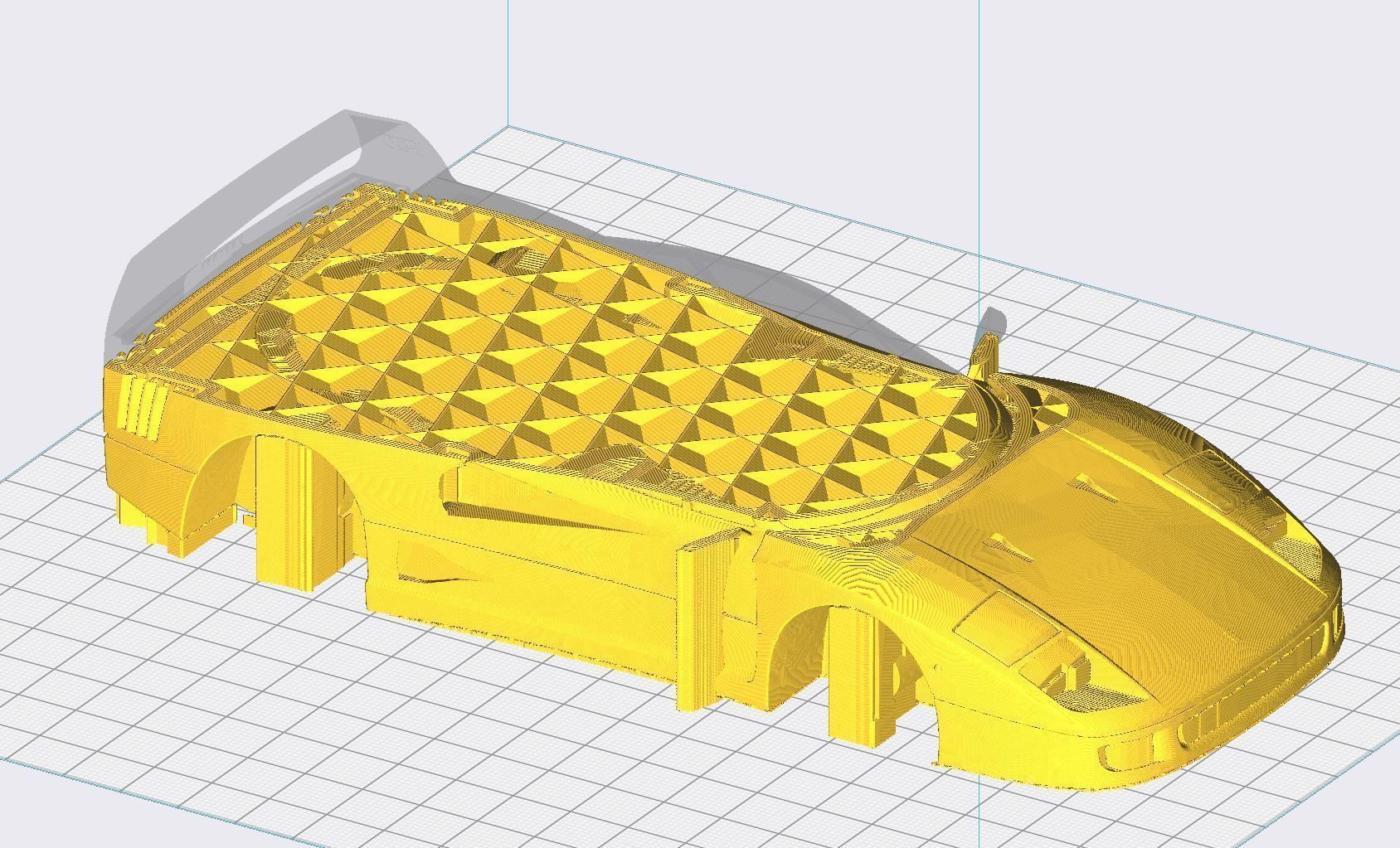 Ferrari F40 - Your Childhood Dream Car Ready for 3D Printing 3D model ...