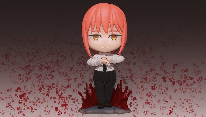 Makima Chainsaw Man 3D model 3D printable | CGTrader