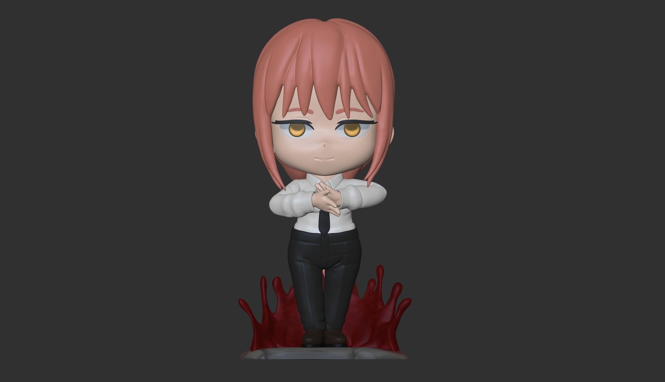 Makima Chainsaw Man 3D model 3D printable | CGTrader