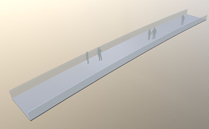 Simple bridge free 3D model | CGTrader