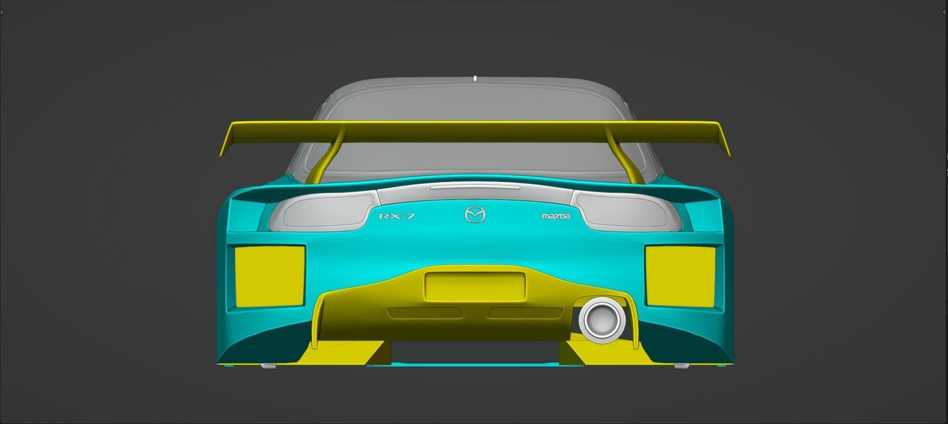 Mazda RX-7 Veilside Kyza 3D model | CGTrader