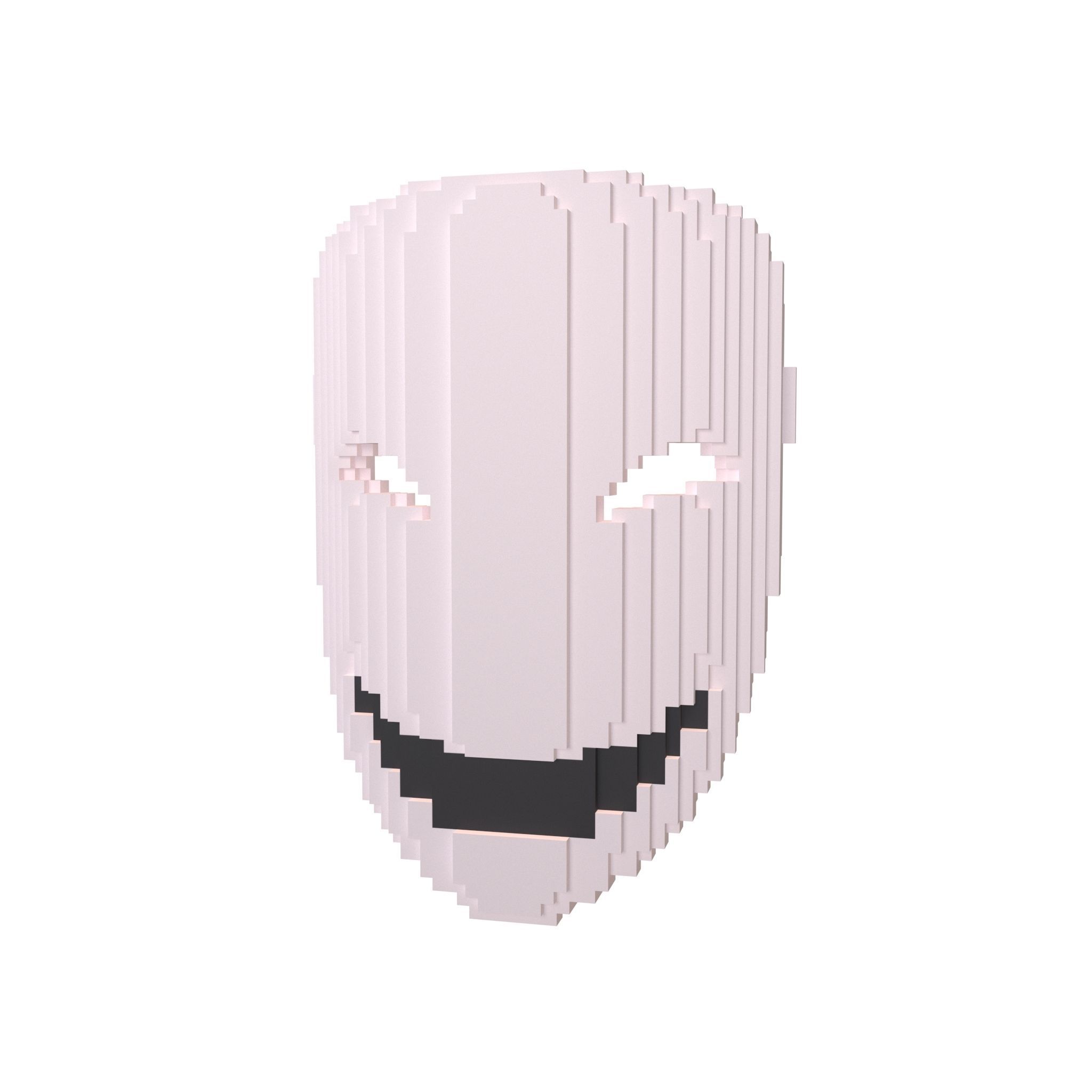 3D model Voxel Anime Cosplay Mask v1 001 VR / AR / low-poly | CGTrader