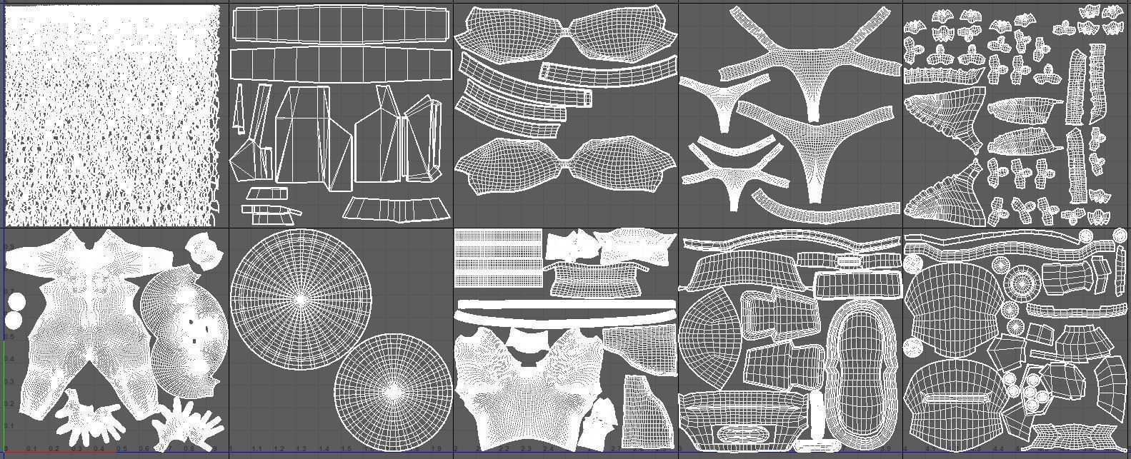 Cyberpunk Edrunners Rebecca T-pose 4K texture 3D model | CGTrader