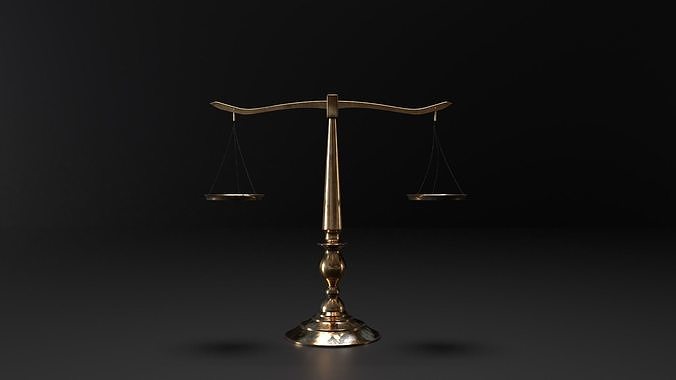 Balance Scale 3D model | CGTrader