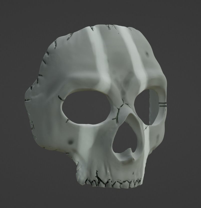 2022 GHOST SIMON RILEY MASK COD MODERN WARFARE 2 WARZONE 3D 3D model 3D ...