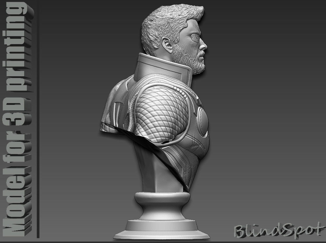 Thor Avengers 3D model 3D printable | CGTrader