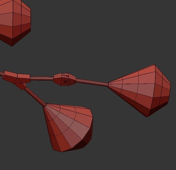 Modern branching bubbles 3D model | CGTrader