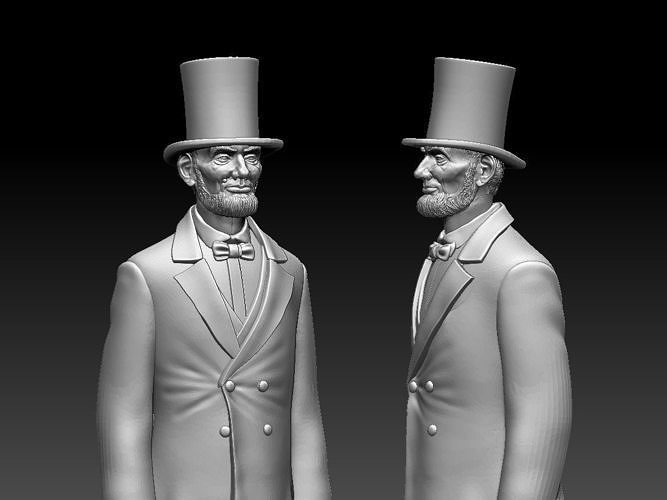 Abraham Lincoln 3D model 3D printable | CGTrader