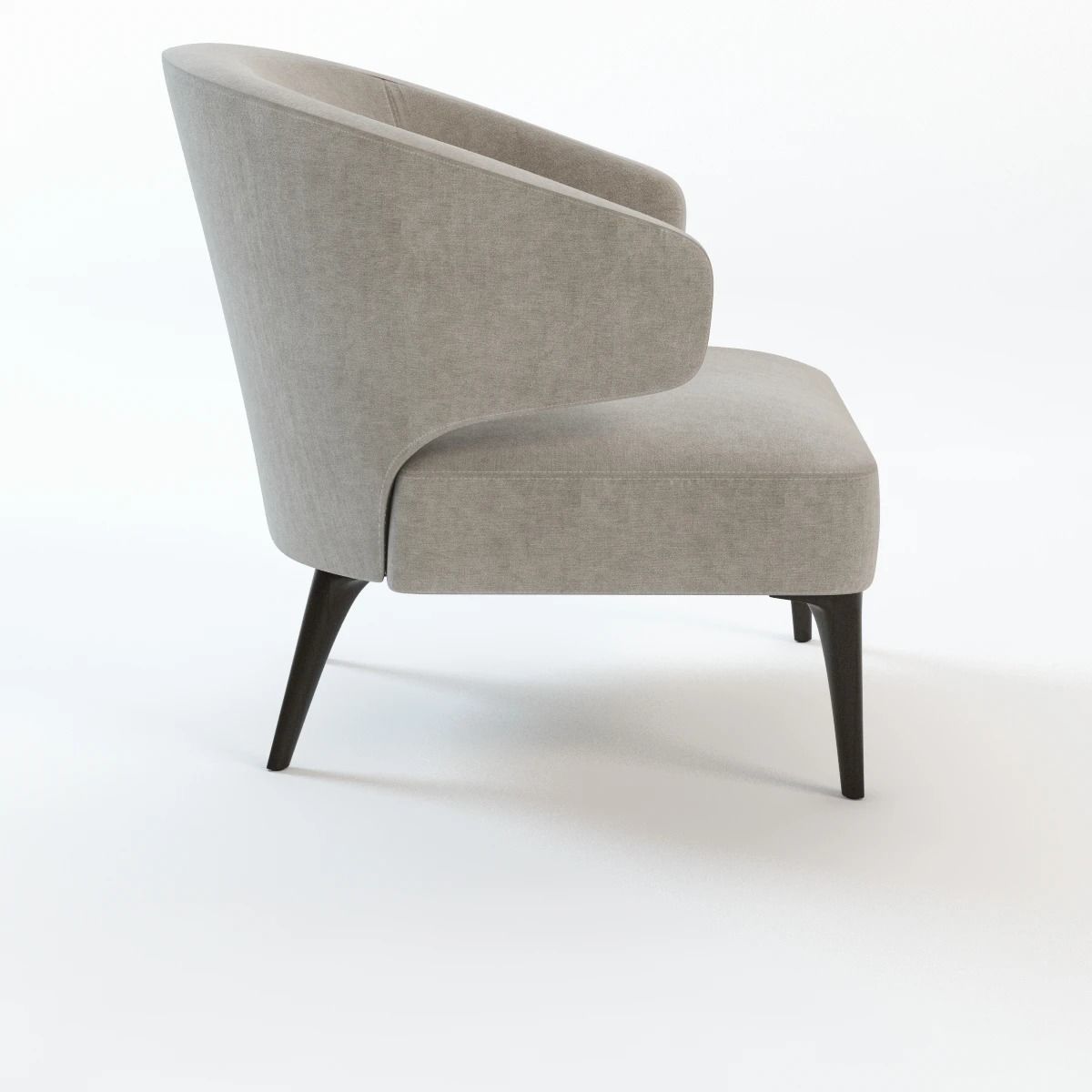 Aston Armchair Minotti 3D model | CGTrader
