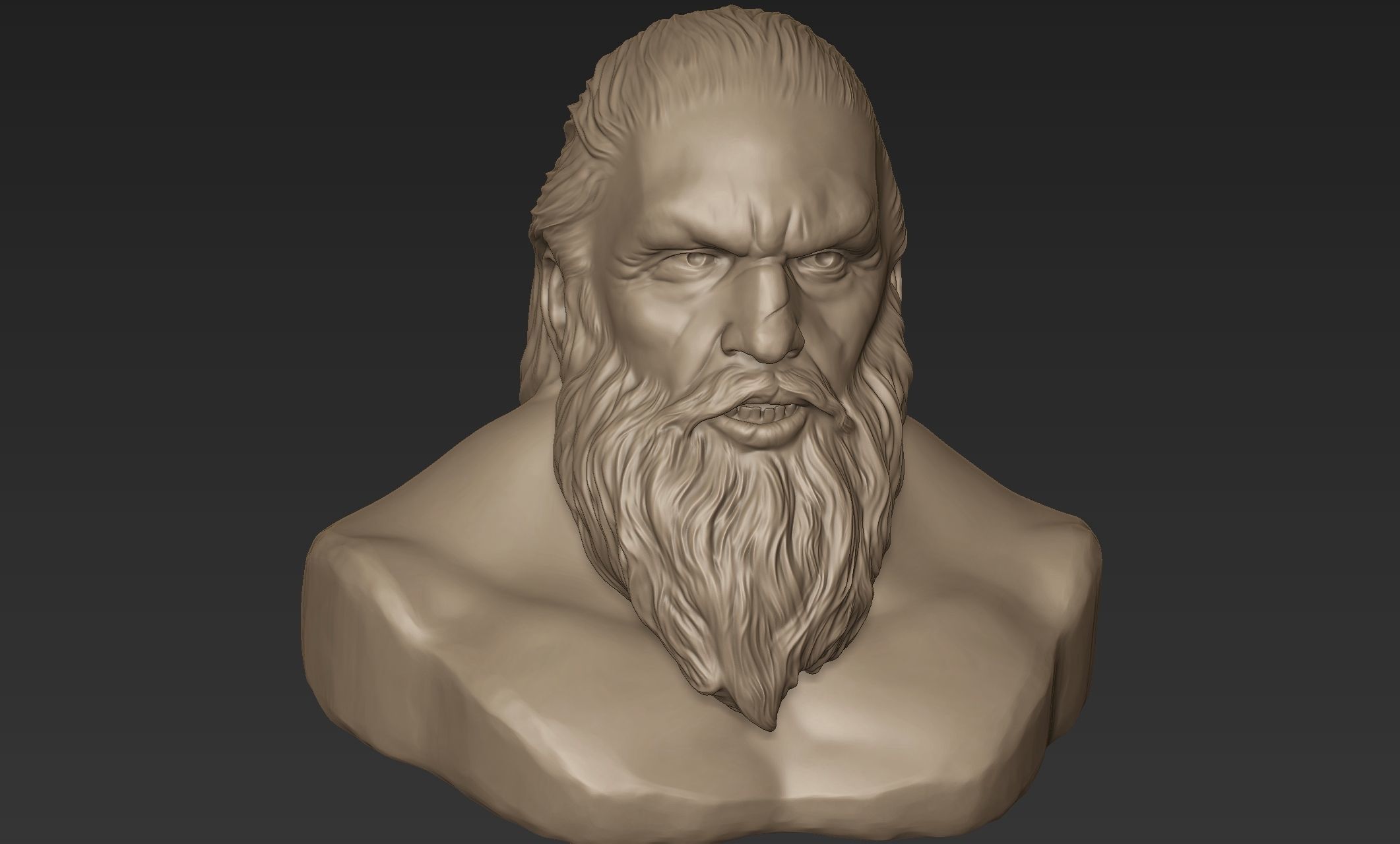 Bearded Man Bust 3D model | CGTrader